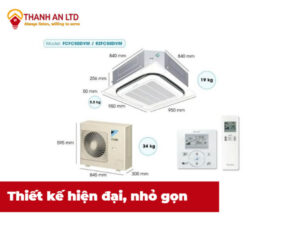 Máy Lạnh Âm Trần Daikin FCFC50DVM/RZFC50DVM (2.0 Hp, Inverter)